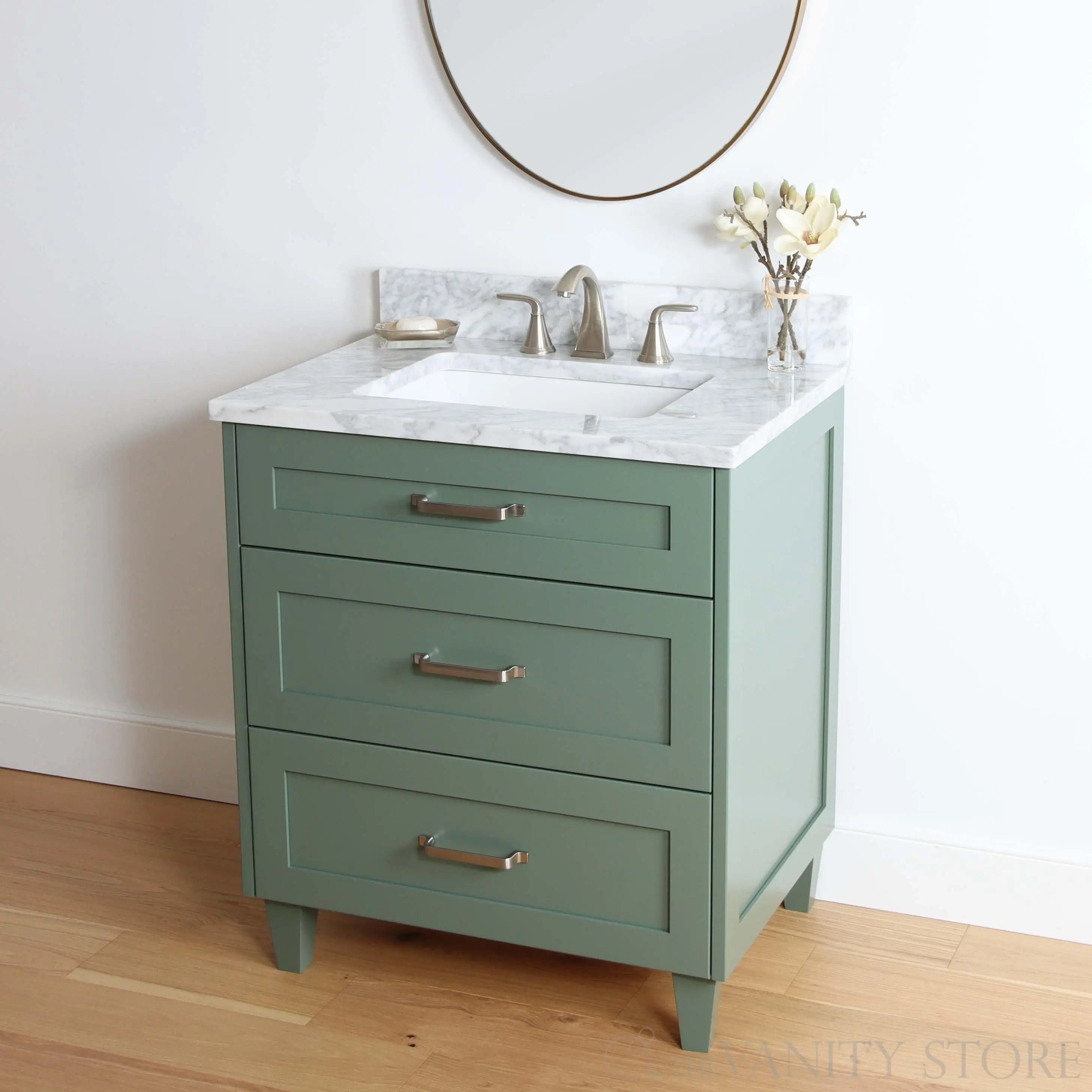 Sage Green Bathroom Vanity