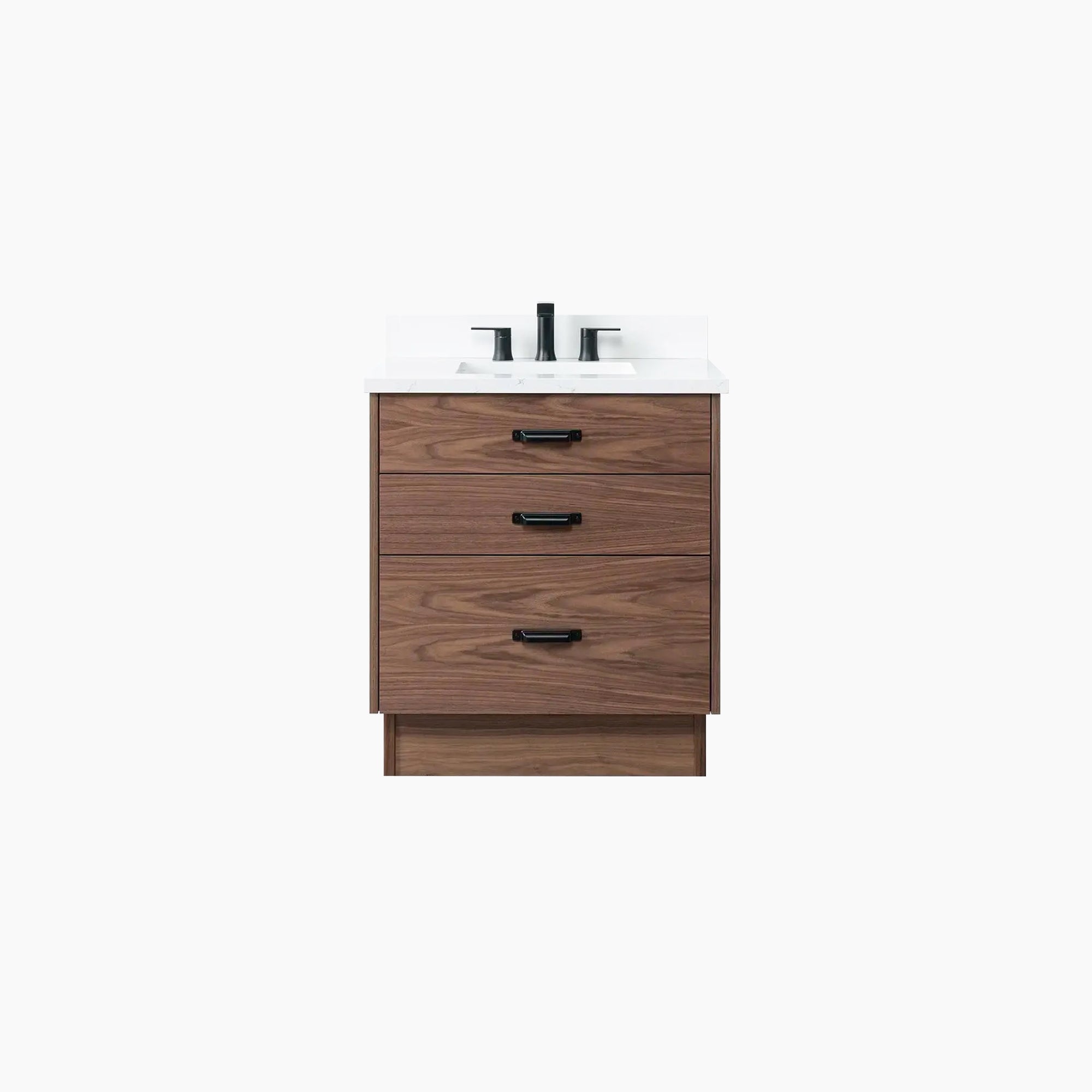 Austin 30" American Black Walnut Bathroom Vanity - Teodor Vanities ...