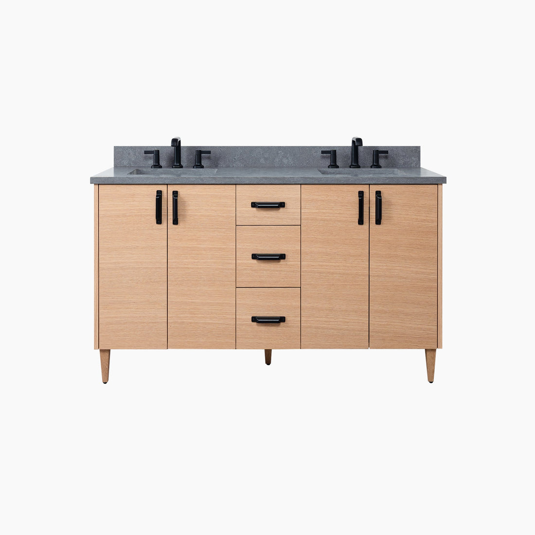 White Oak Vanities (24”-72”) | Solid Wood Bathroom Vanity – Ships Free ...