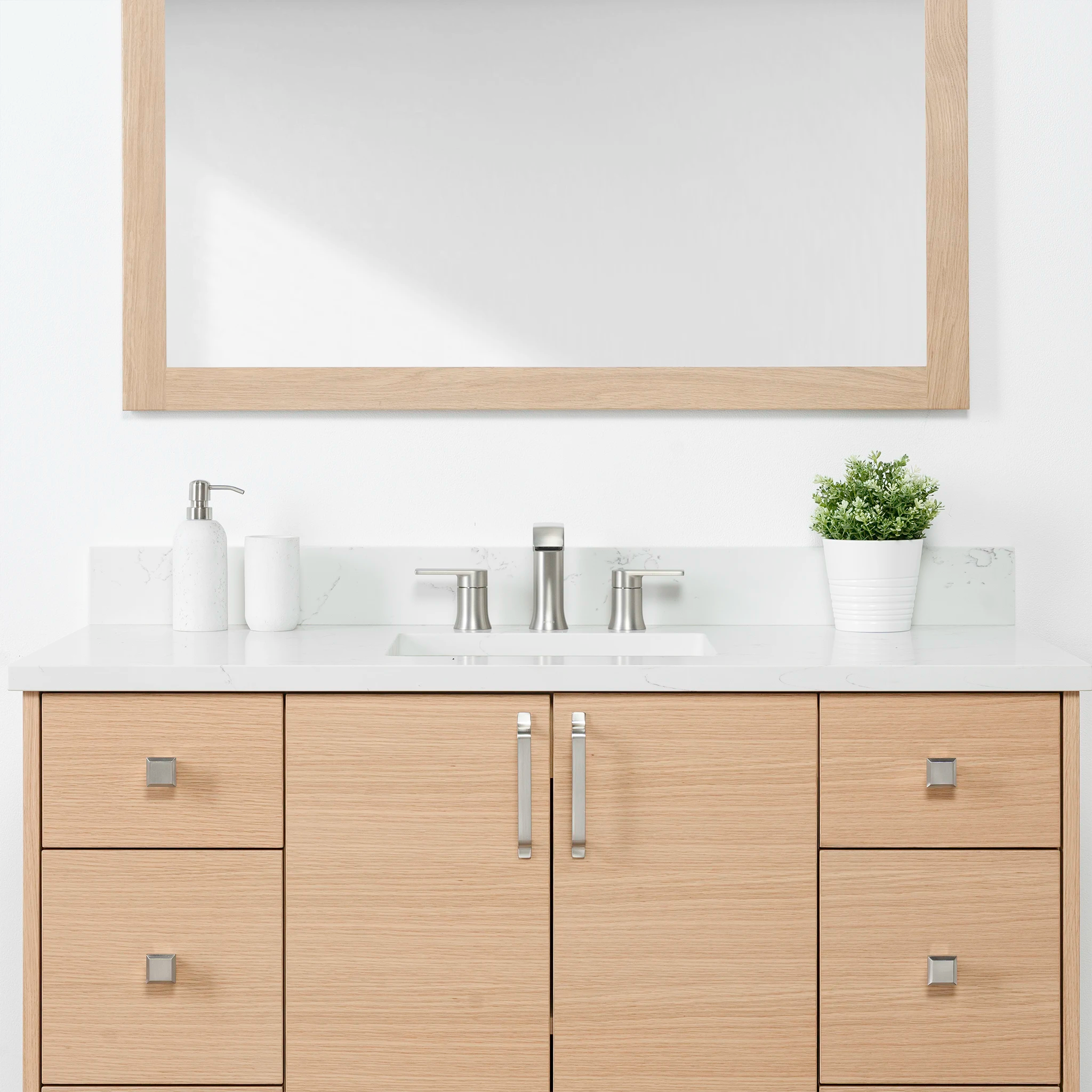 Ashbury 48" Natural White Oak Bathroom Vanity - Teodor Vanities United ...