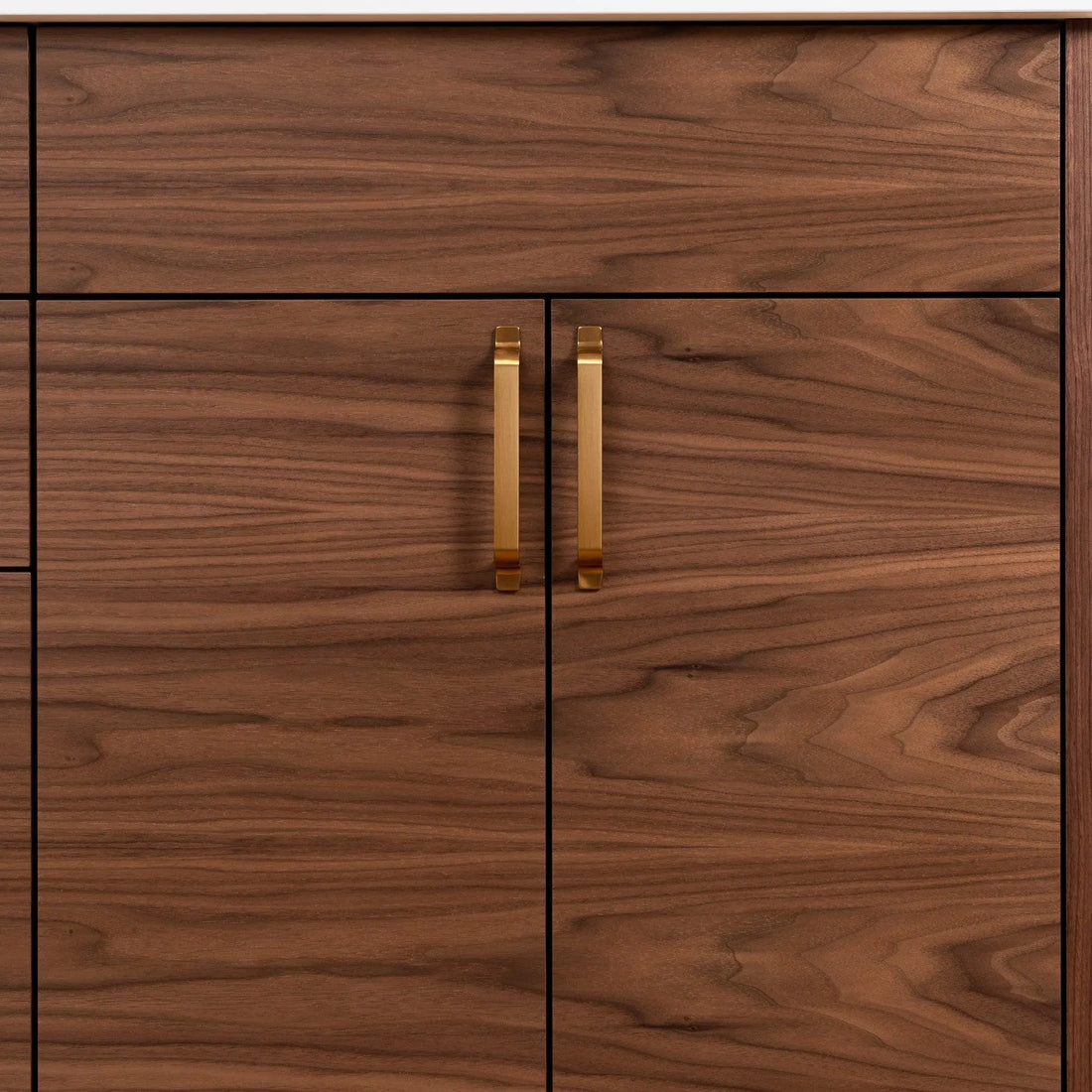 Austin SLIM 72" American Black Walnut Bathroom Vanity, Double Sink ...