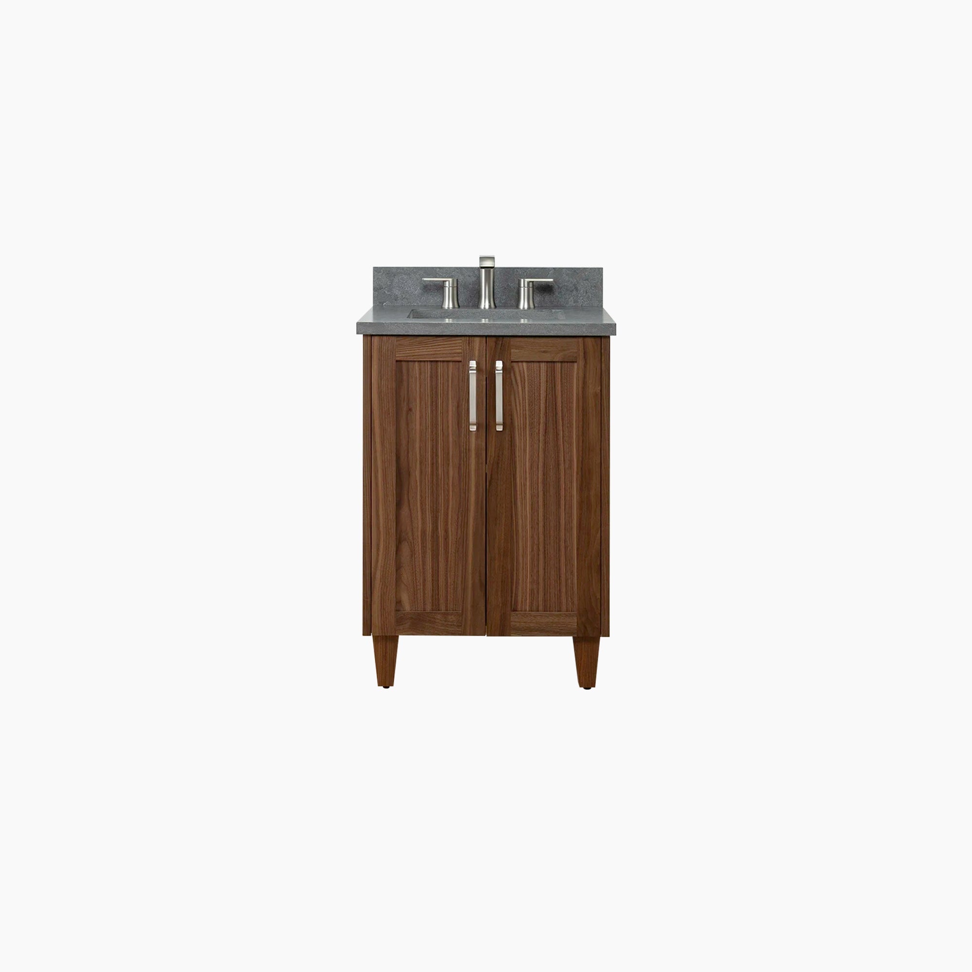 Bridgeport 24" American Black Walnut Bathroom Vanity w/ Doors - Teodor ...