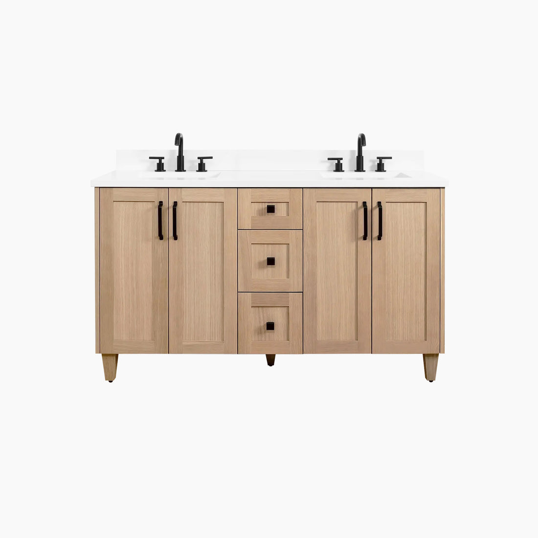 White Oak Vanity 60