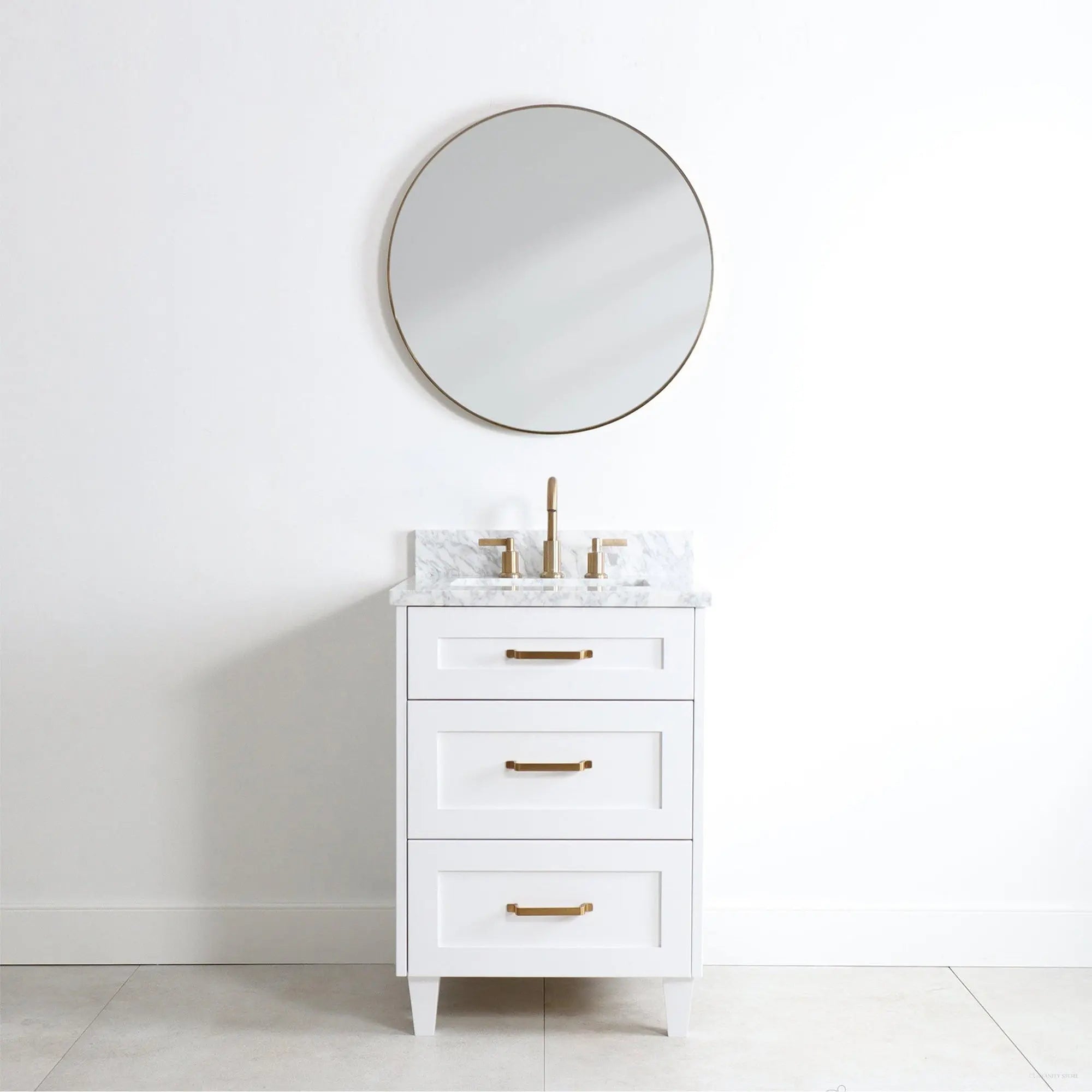 White Bathroom Vanities in All Sizes | Free US Shipping – Teodor ...