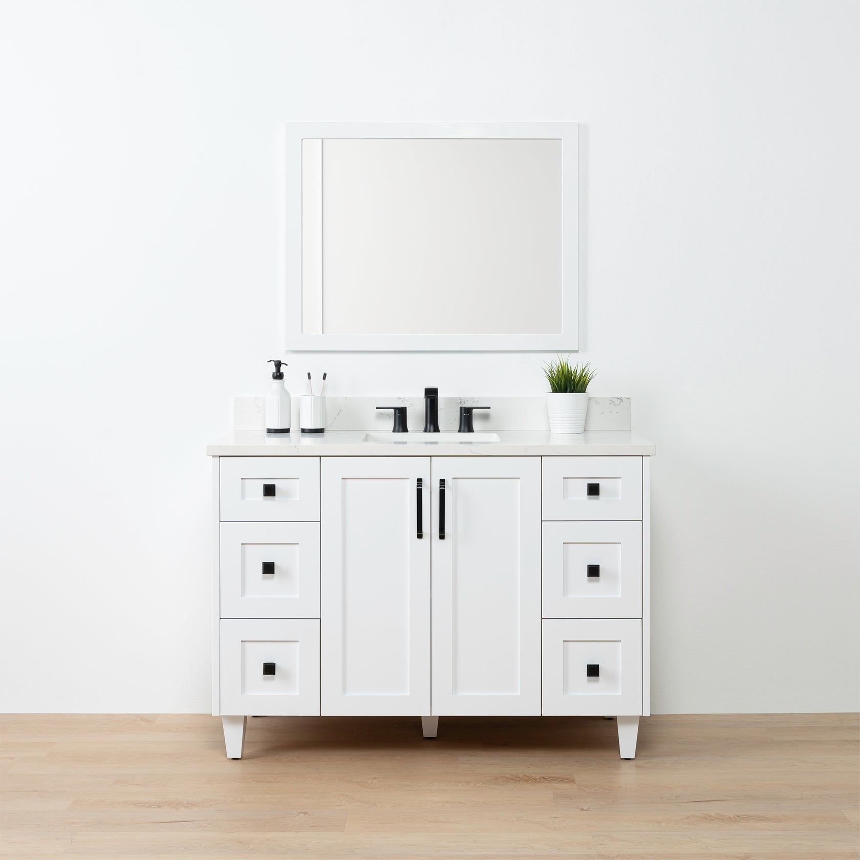 White Bathroom Vanities in All Sizes | Free US Shipping – Teodor ...