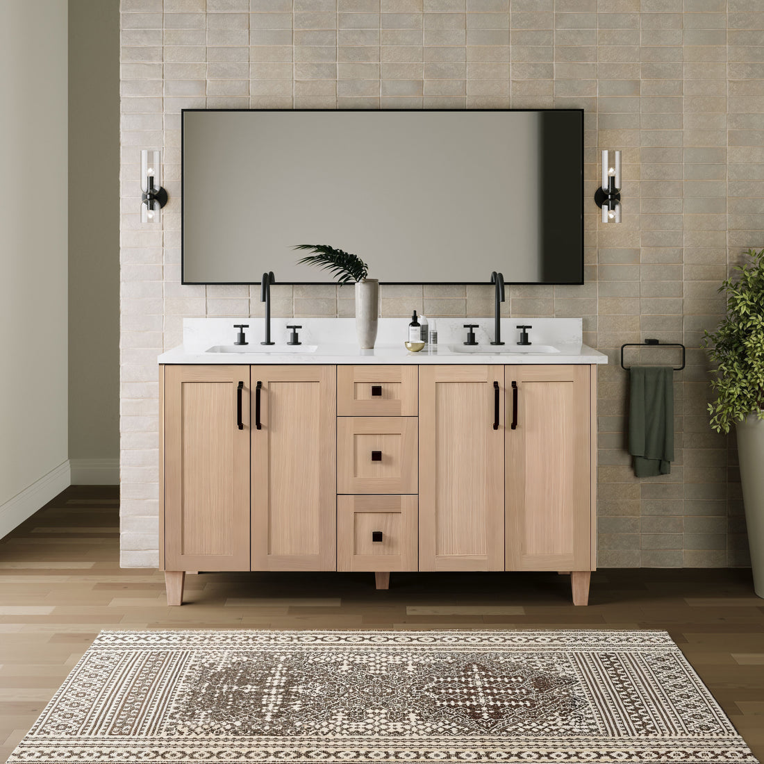 Double Sink Bathroom Vanities | Shop Today—Free US Shipping – Teodor ...