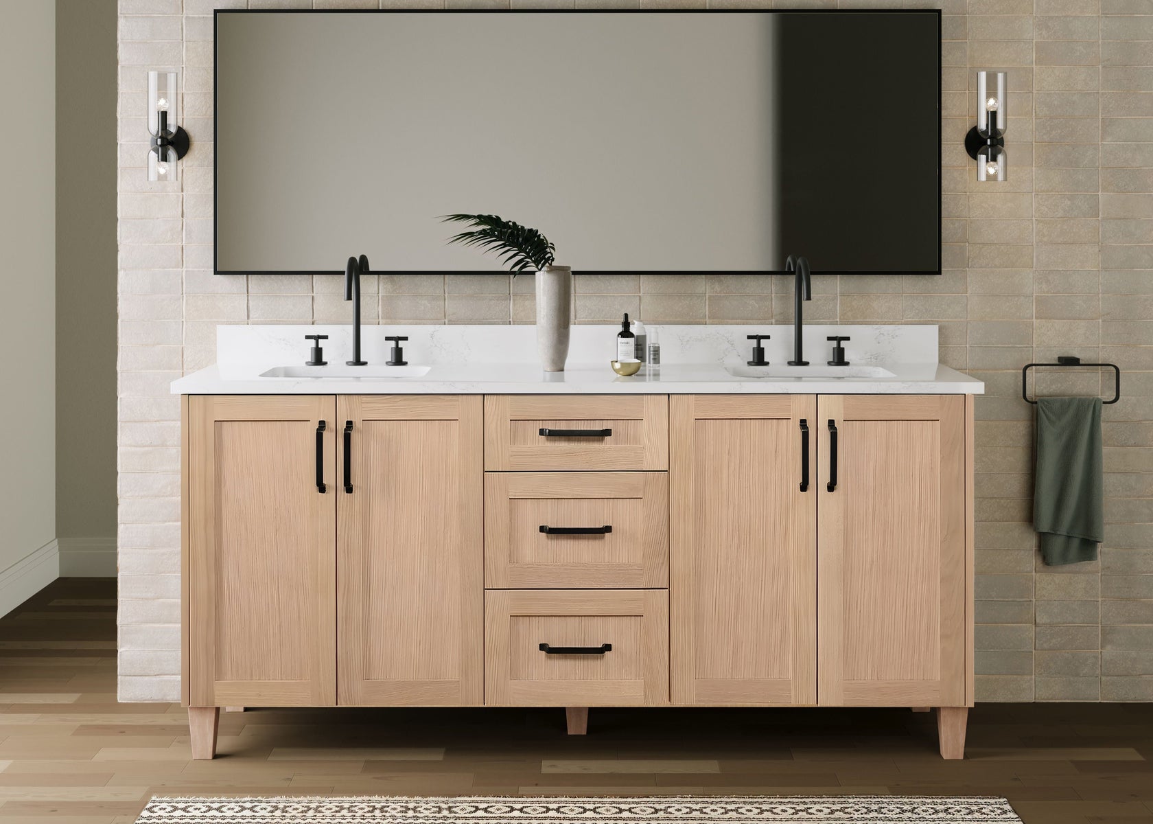 Double Sink Bathroom Vanities | Shop Today—Free US Shipping – Teodor ...