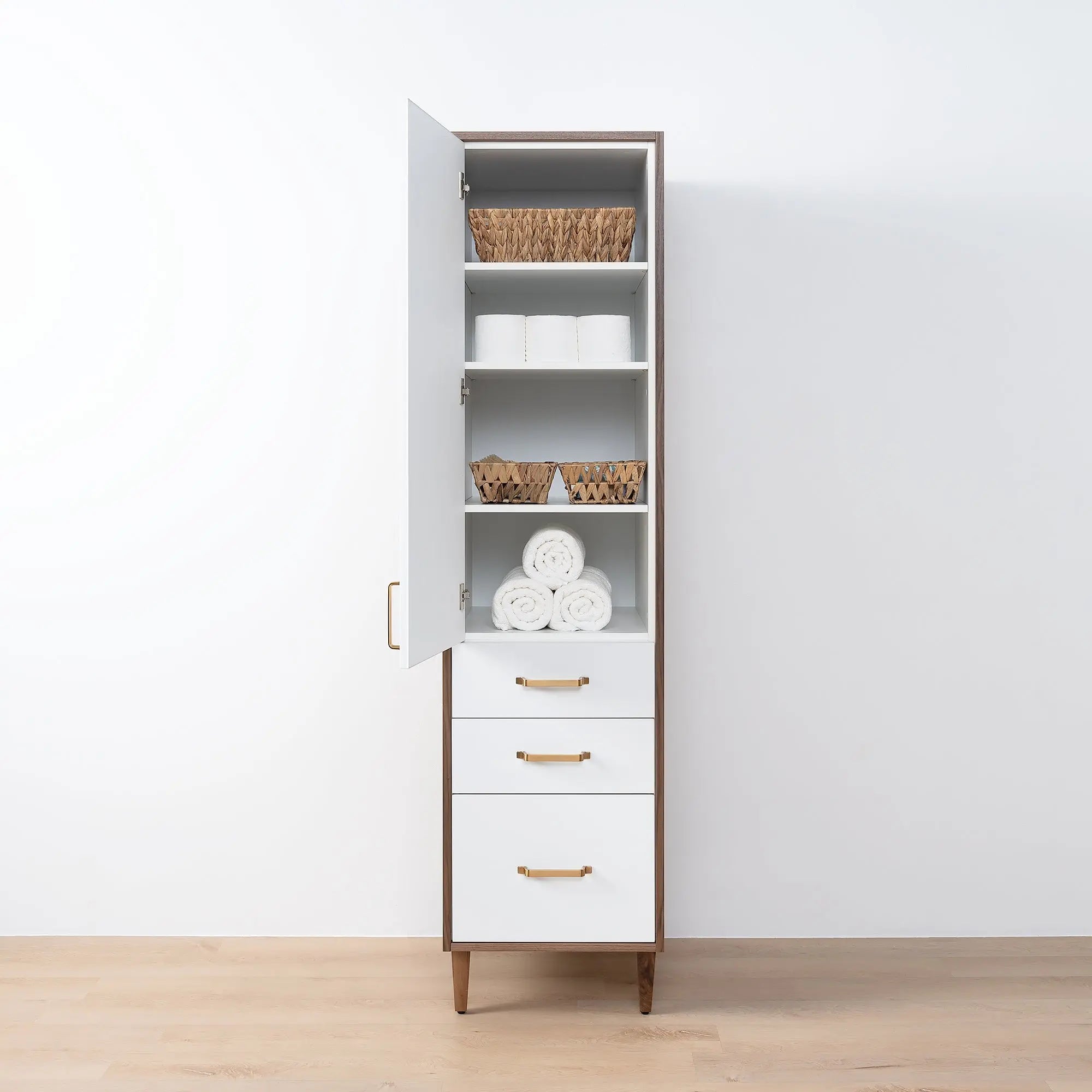 Linen Cabinets | Tall Bathroom Storage Units with Free US Shipping ...