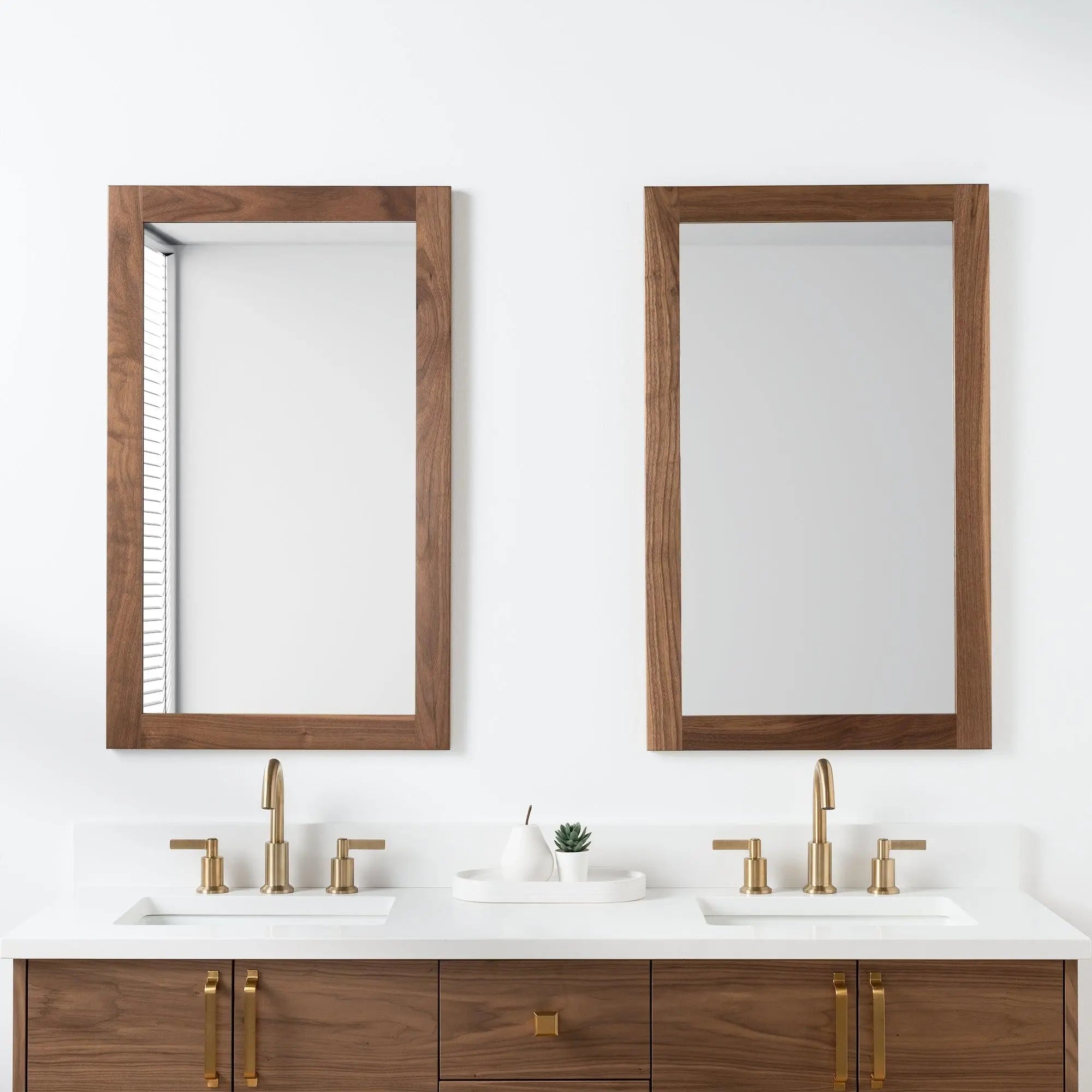 Walnut Bathroom Vanities | Floating & Double Sink Options – Teodor ...